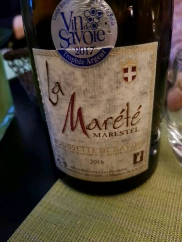 2016 Carrel Francois & Fils La Marété Marestel Roussette de Savoie ... 2016 Carrel Francois & Fils La Marété Marestel Roussette de Savoie ...