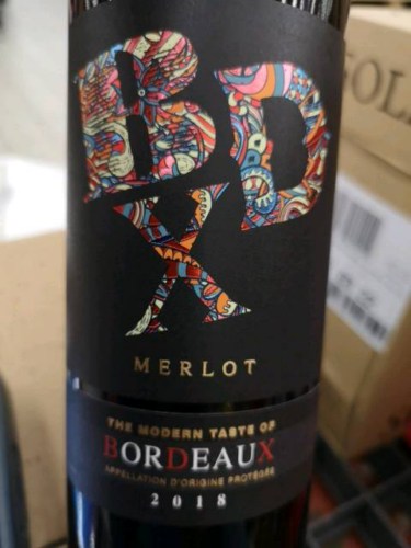 2018 BDX Wines Bordeaux Merlot | Vivino US