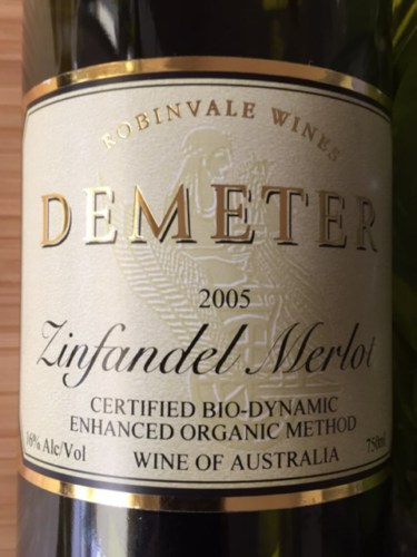 Robinvale Wines Demeter Zinfandel - Merlot | Vivino