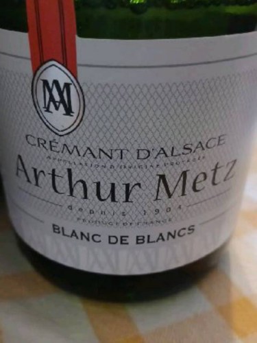 Arthur Metz Blanc de Blancs Cremant d'Alsace | Vivino US