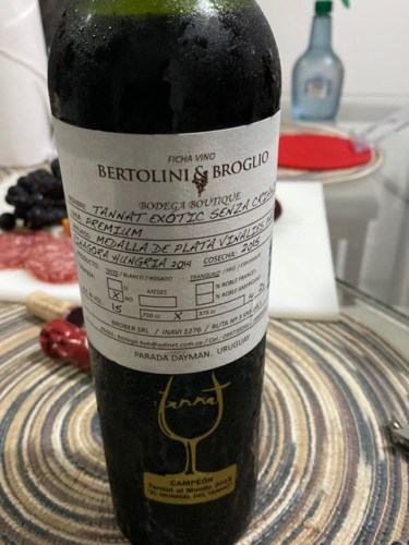 2015 Bertolini Broglio Premium Tannat Exotic Senza Crianza | Vivino US