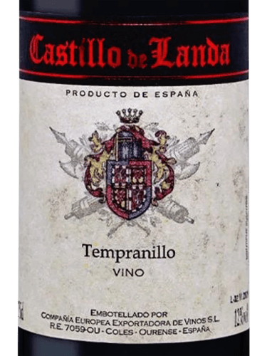 Castillo de Landa Tempranillo | Vivino 日本