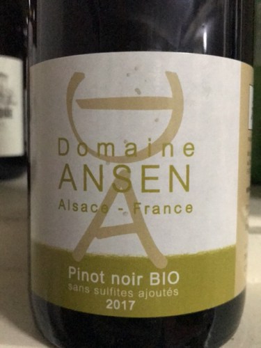 Domaine Ansen Pinot Noir Bio | Vivino US