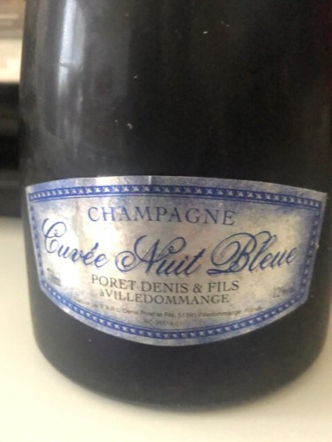D. Poret & Fils Cuvée Nuit Bleue Champagne | Vivino US