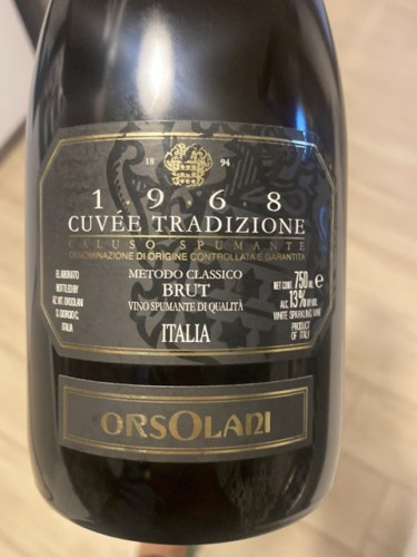 N.V. Orsolani Cuvée Tradizione Caluso Spumante Metodo Classico Gran ...