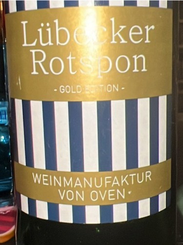 Weinmanufaktur von Oven Lübecker Rotspon Gold Edition | Vivino Canada