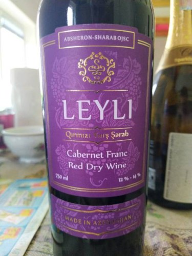 Абшерон Шараб (Absheron Sharab) Leyli Cabernet Franc Dry | Vivino US