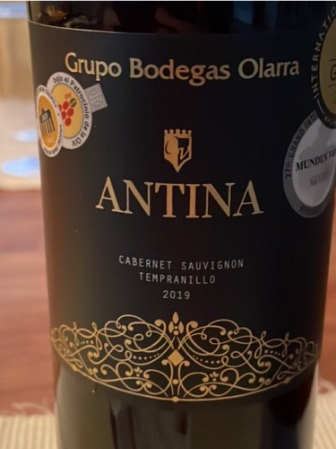 Bodegas Olarra Antina Cabernet Sauvignon - Tempranillo | Vivino US