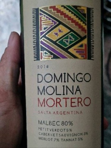 2018 Domingo Molina Mortero Malbec | Vivino English