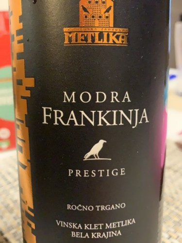 Metlika Prestige Modra Frankinja | Vivino US