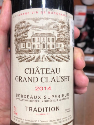 2014 Château Grand Clauset Tradition Bordeaux Supérieur | Vivino US