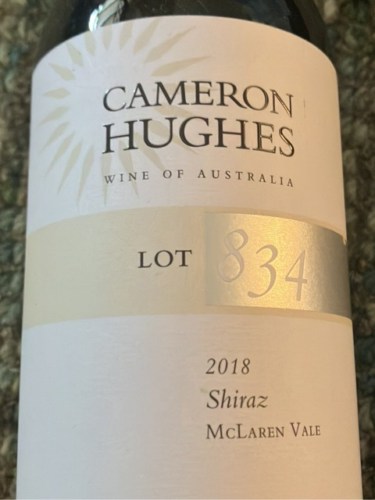 Cameron Hughes Lot 834 Shiraz | Vivino US