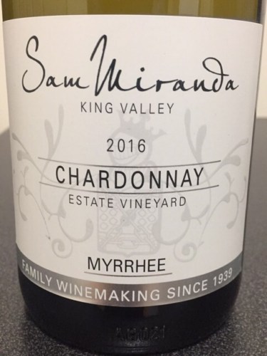 Sam Miranda Myrrhee Estate Vineyard Chardonnay | Vivino US