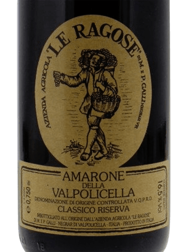 Le Ragose Amarone della Valpolicella Classico Riserva | Vivino US