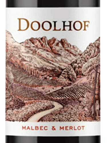 Doolhof Wine Estate Mountain Range Malbec - Merlot | Vivino English