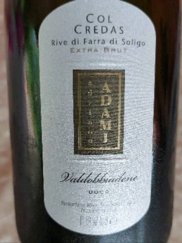Adami Col Credas Rive di Farra di Soligo Valdobbiadene Extra Brut ...