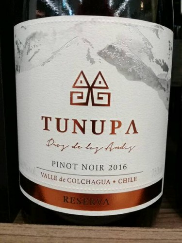 Tunupa Reserva Pinot Noir | Vivino Australia