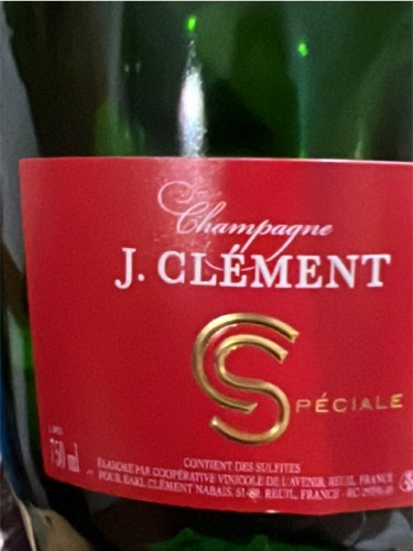 J. Clement Cuvée Spéciale Brut Champagne | Vivino US