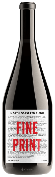No Fine Print Red Blend | Vivino US