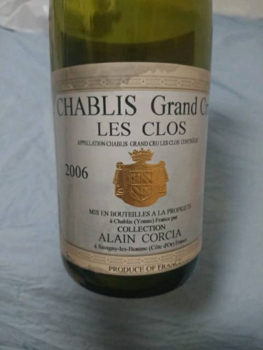Domaine Raphael et Alain Corcia Chablis Grand Cru 'Les Clos' | Vivino US