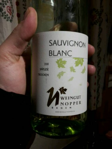 Weingut Nopper Sauvignon Blanc Spätlese Trocken | Vivino US