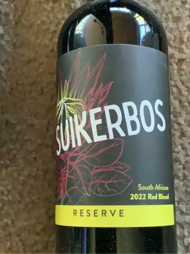 Suikerbos Reserve Red Blend | Vivino English
