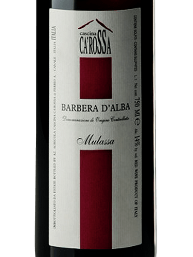 Cascina Ca' Rossa Mulassa Barbera d'Alba | Vivino Australia