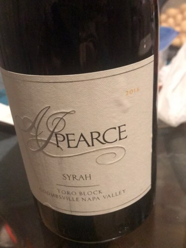 2016 AJ Pearce Toro Block Syrah | Vivino US