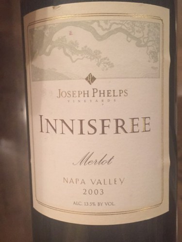 Joseph Phelps Vineyards Innisfree Merlot | Vivino US