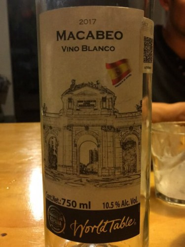 2020 World Table Macabeo Blanco | Vivino US