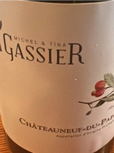 Domaine Gassier Châteauneuf-du-Pape Rouge | Vivino English