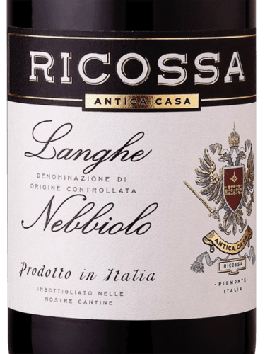 Ricossa Langhe Nebbiolo | Vivino English