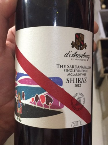 d'Arenberg The Sardanapalian Single Vineyard Shiraz | Vivino Canada