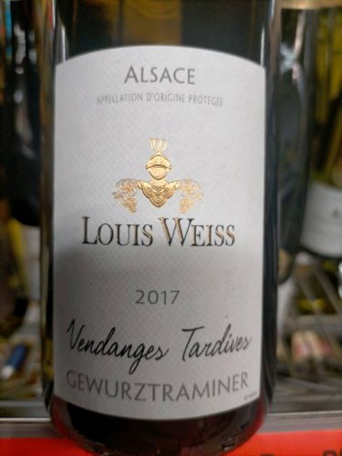 Louis Weiss Gewürztraminer Vendanges Tardives | Vivino English