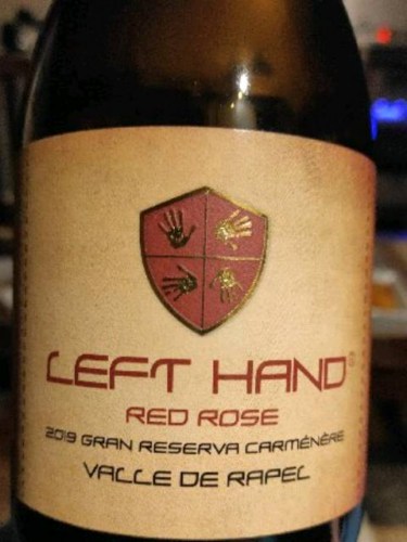 Left Hand Red Rose Gran Reserva Carménère | Vivino US