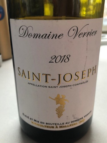 Domaine Verrier Saint-Joseph Blanc | Vivino English