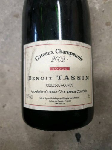 Benoit Tassin Coteaux Champenois Rouge | Vivino Italia
