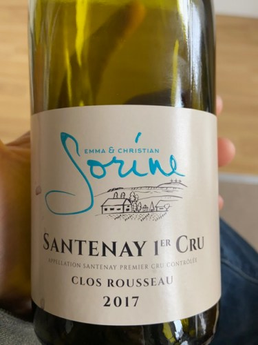 Sorine Santenay 1er Cru 'Clos Rousseau' | Vivino English