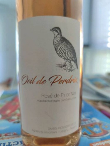 Daniel Rossier Oeil de Perdrix Rosé de Pinot Noir | Vivino US