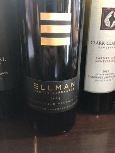 Ellman Family Vineyards Beckstoffer Georges III Cabernet Sauvignon ...