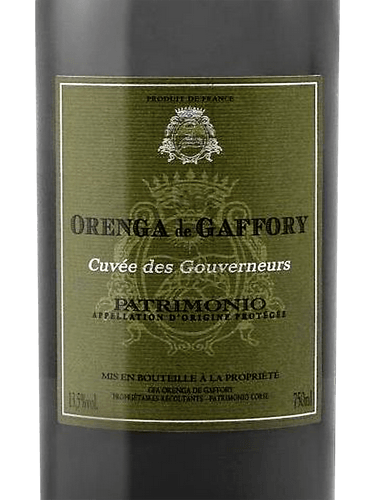 Orenga de Gaffory Cuvée des Gouverneurs Patrimonio Blanc | Vivino France