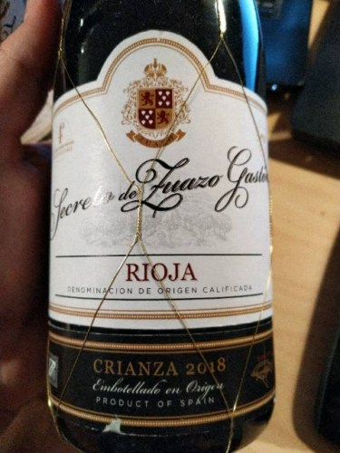 Zuazo Gaston Secreto de Zuazo Gaston Crianza | Vivino US
