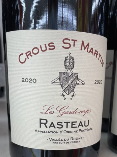 Crous St Martin Les Garde-Corps Rasteau | Vivino US