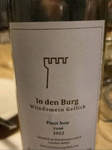 Wijndomein Gellick In den Burg Pinot Noir Rosé | Vivino US