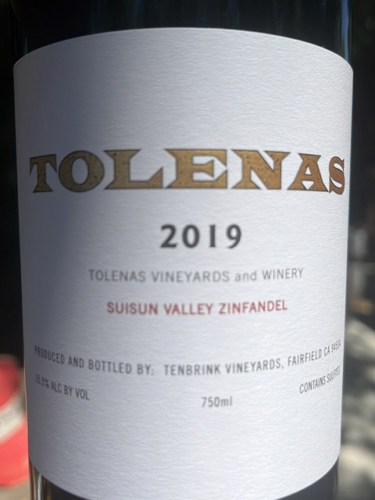 Tolenas Winery Zinfandel | Vivino US