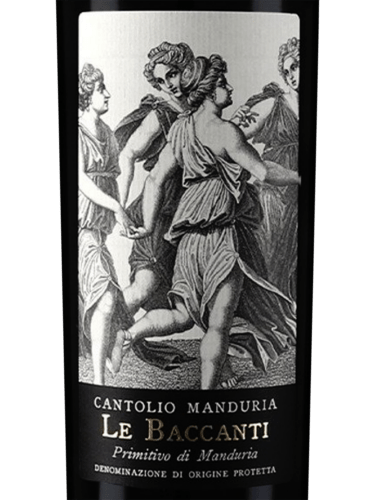 Cantolio Le Baccanti Primitivo di Manduria |Vivino Hong Kong