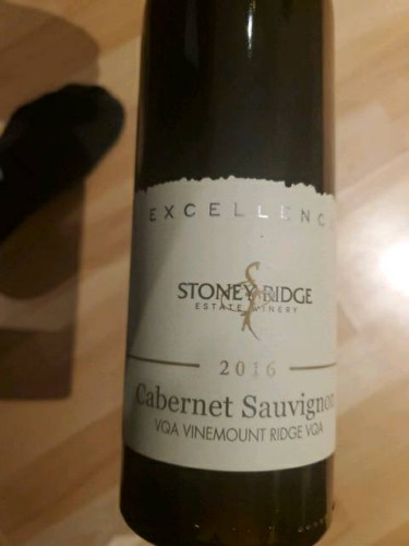 Stoney Ridge Estate Winery Excellence Cabernet Sauvignon | Vivino US