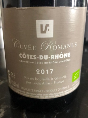 Louis Affre Cuvée Romanus Côtes-du-Rhône | Vivino US