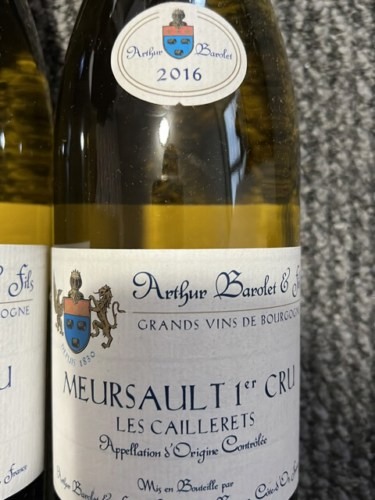 Arthur Barolet & Fils Meursault 1er Cru 'Les Caillerets' | Vivino Danmark