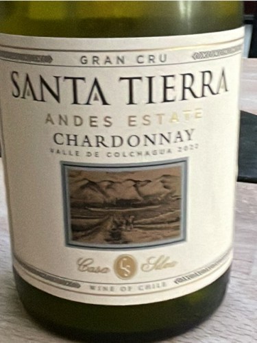 2021 Santa Tierra Andes Estate Gran Cru Chardonnay | Vivino US